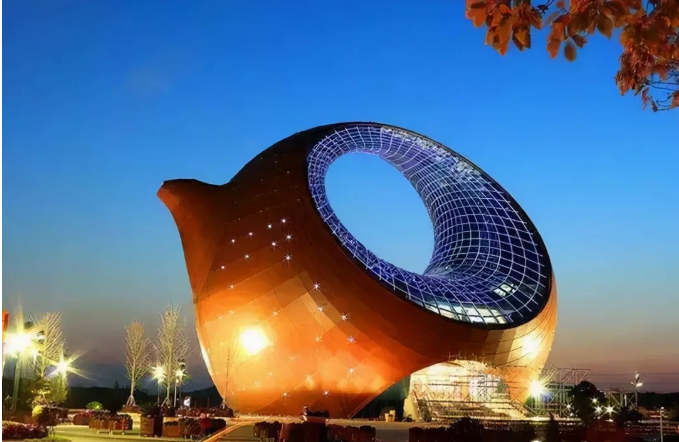super-large teapot glass building - Brothers Glass Industrial ...